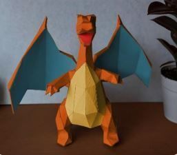 Charizard Pokemon PaperCraft Template 3D model | CGTrader