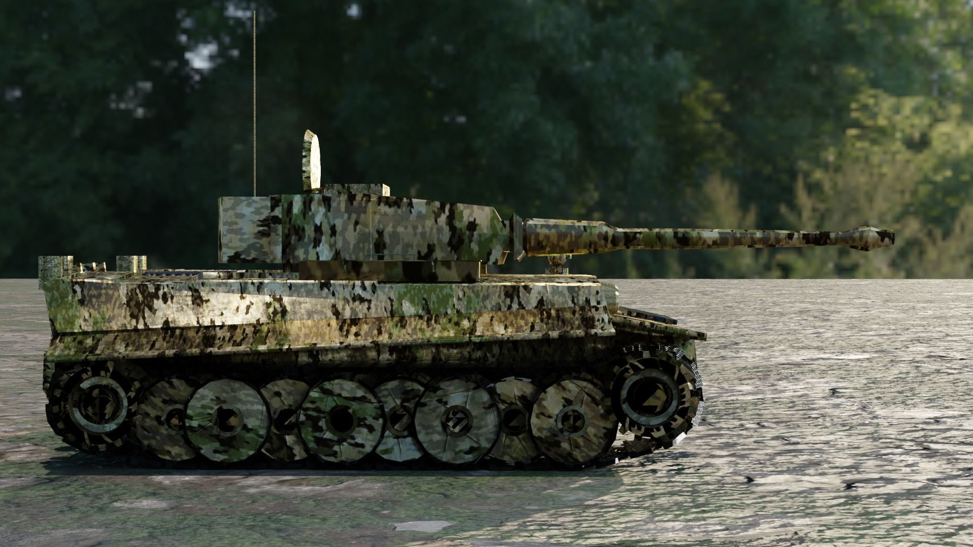 tiger 3d model free VR / AR / low-poly 3D model | CGTrader