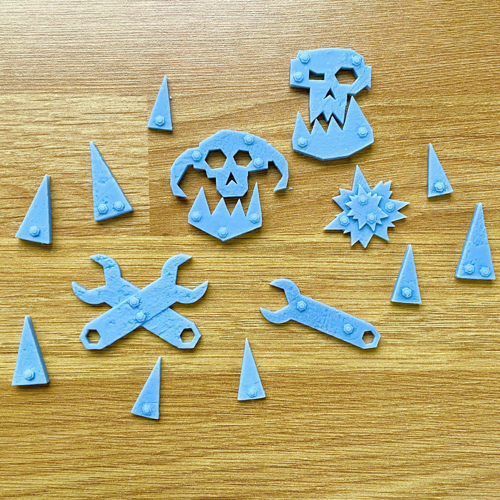 Orc Symbol Panels and Stamps 3D model 3D printable | CGTrader