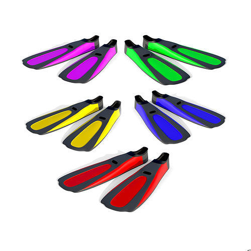 Dive Flippers Collection VR / AR / low-poly | CGTrader