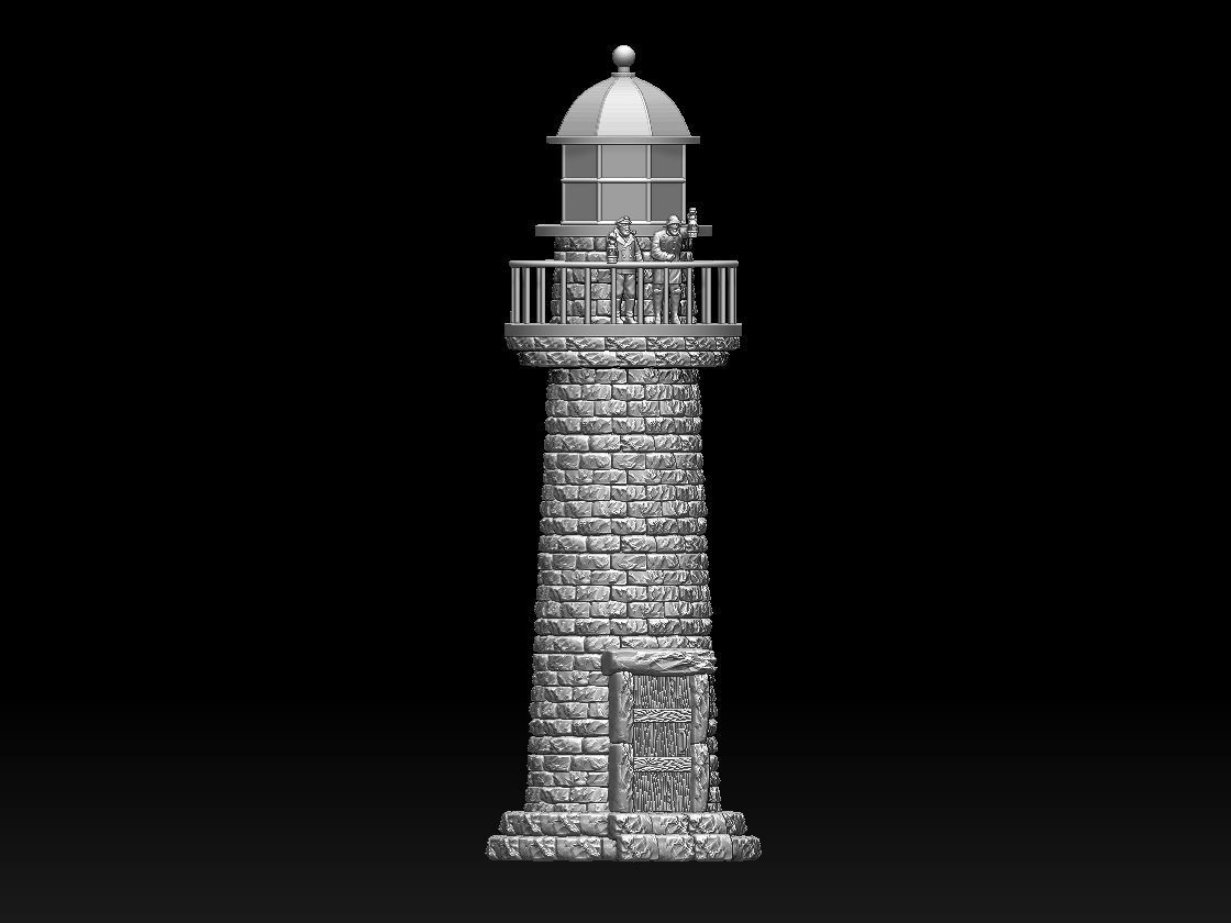 lighthouse keeper 3D model 3D printable | CGTrader