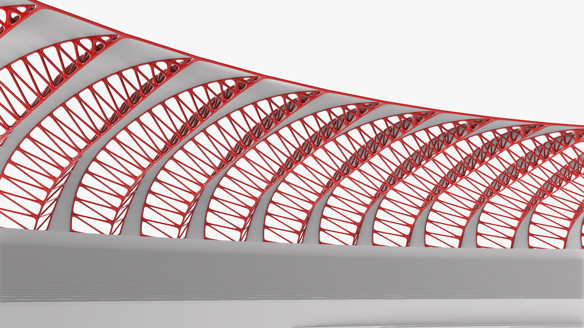 Anchor Trusses Soccer Stadium 3D model | CGTrader