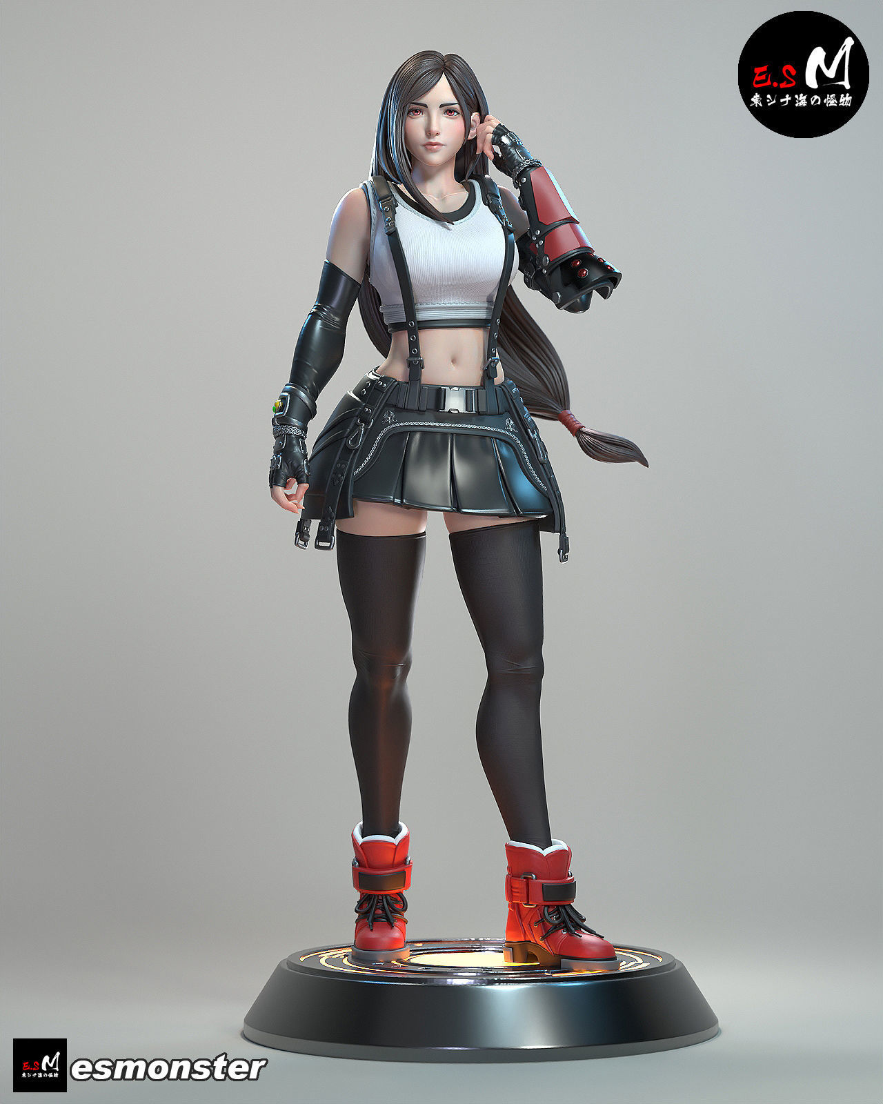 Tifa CHARACTER BY ESM 3D model 3D printable | CGTrader