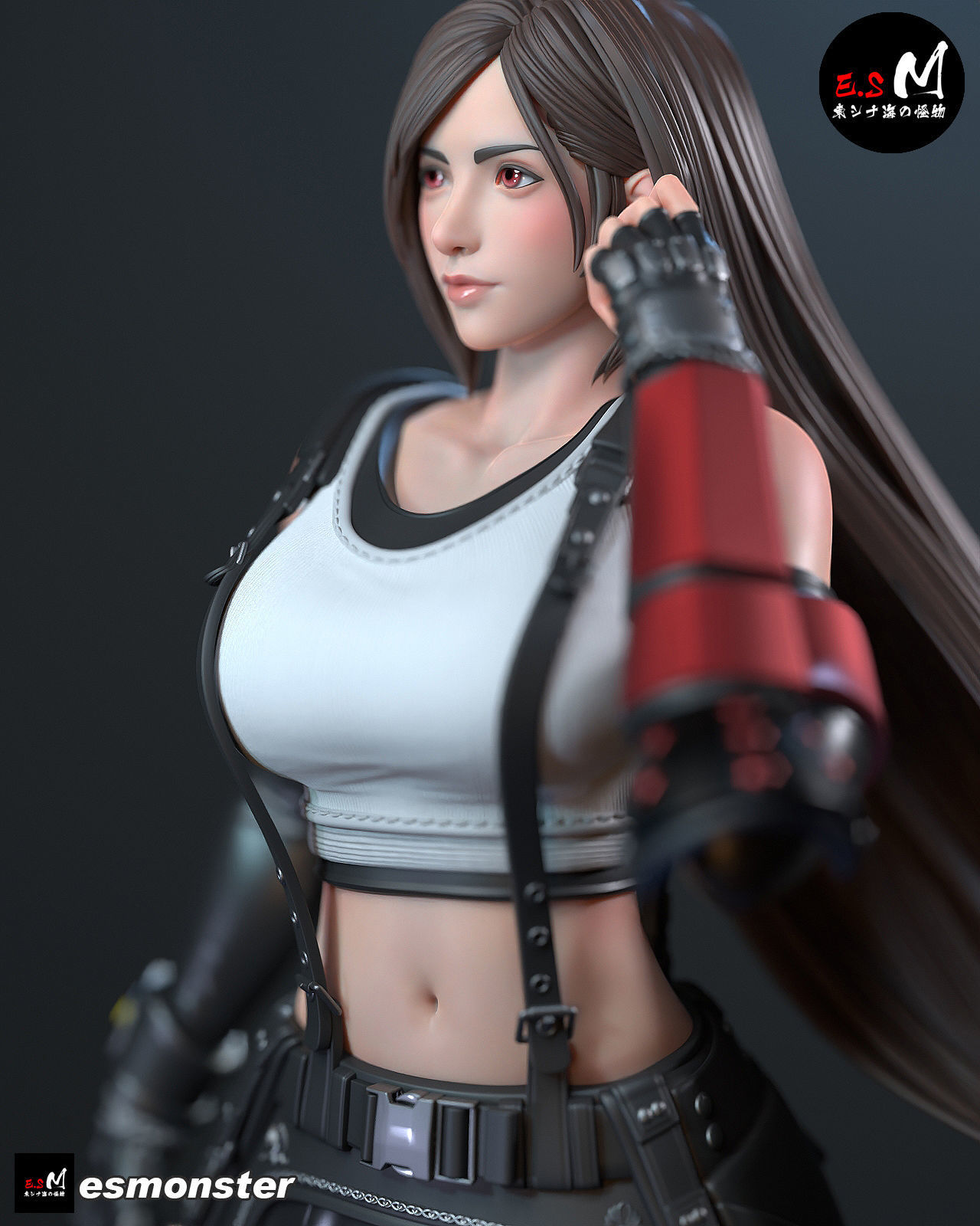 Tifa CHARACTER BY ESM 3D model 3D printable | CGTrader