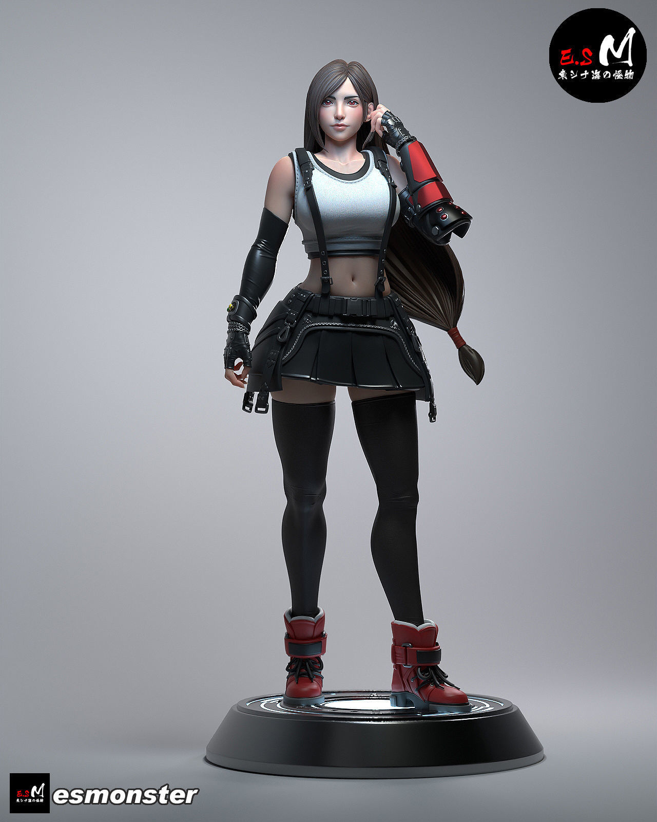 Tifa CHARACTER BY ESM 3D model 3D printable | CGTrader