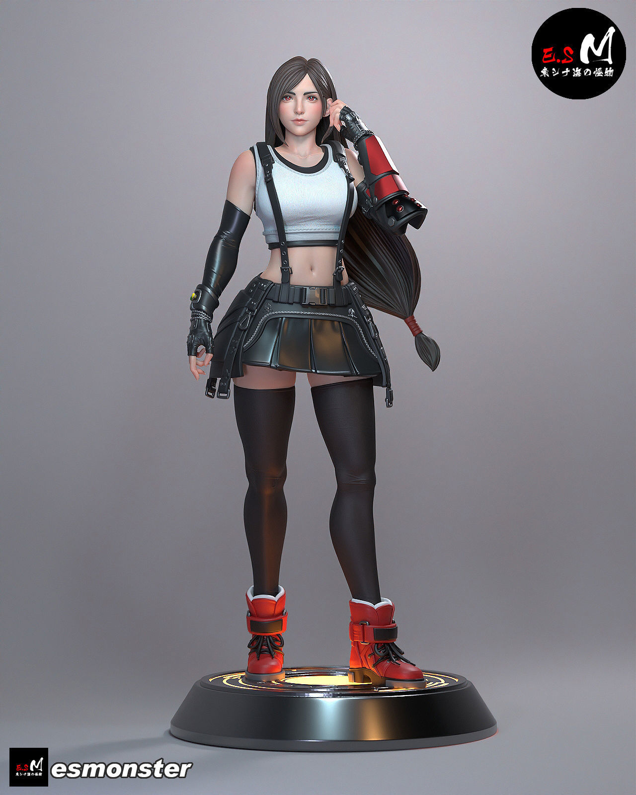 Tifa CHARACTER BY ESM 3D model 3D printable | CGTrader