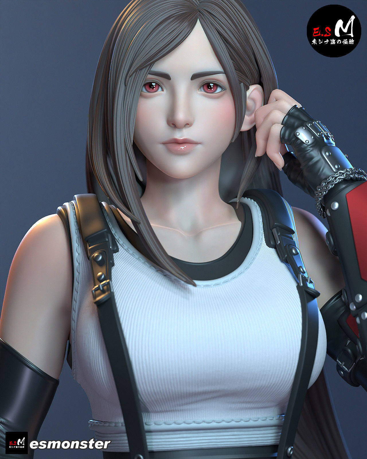 Tifa CHARACTER BY ESM 3D model 3D printable | CGTrader