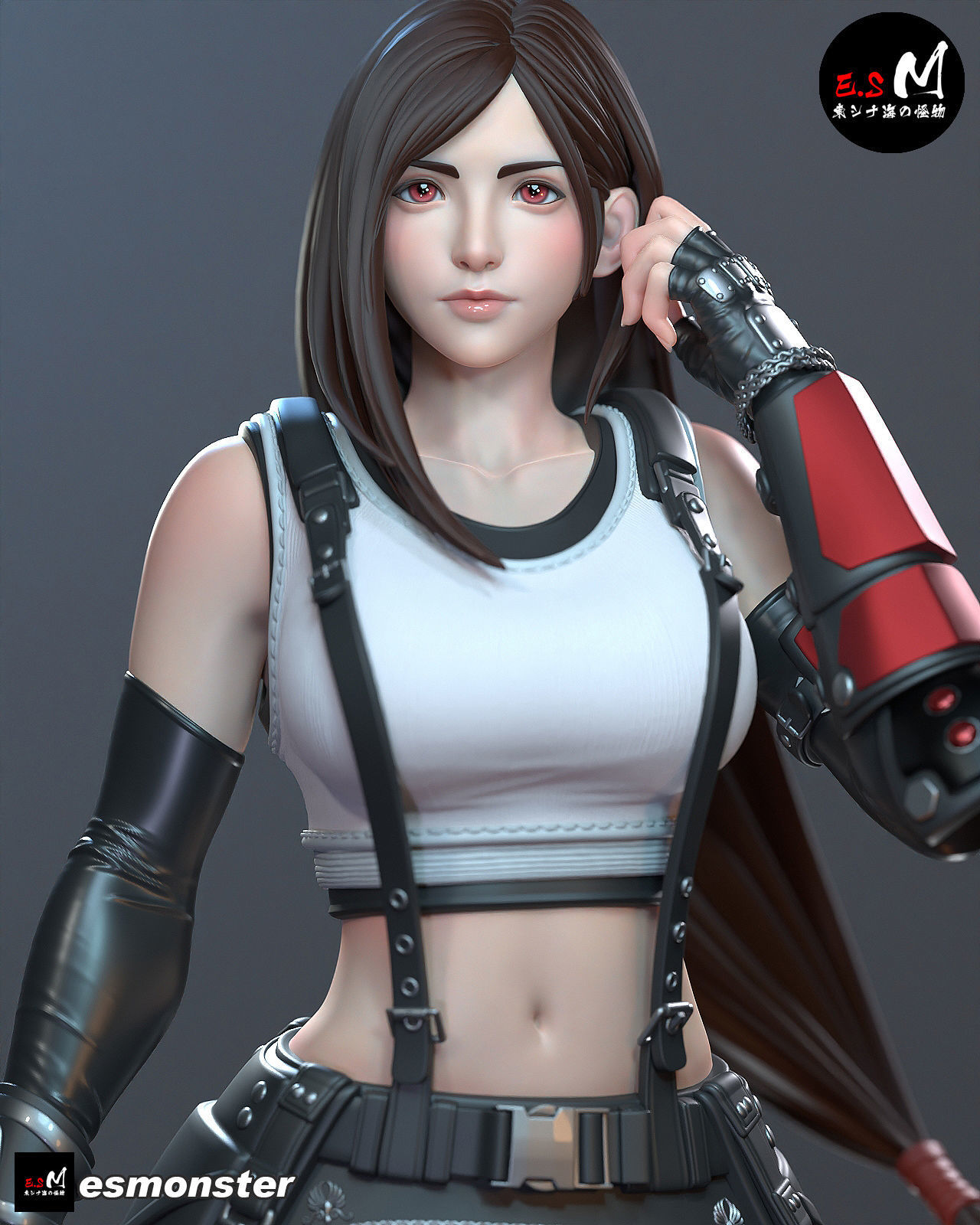 Tifa CHARACTER BY ESM 3D model 3D printable | CGTrader