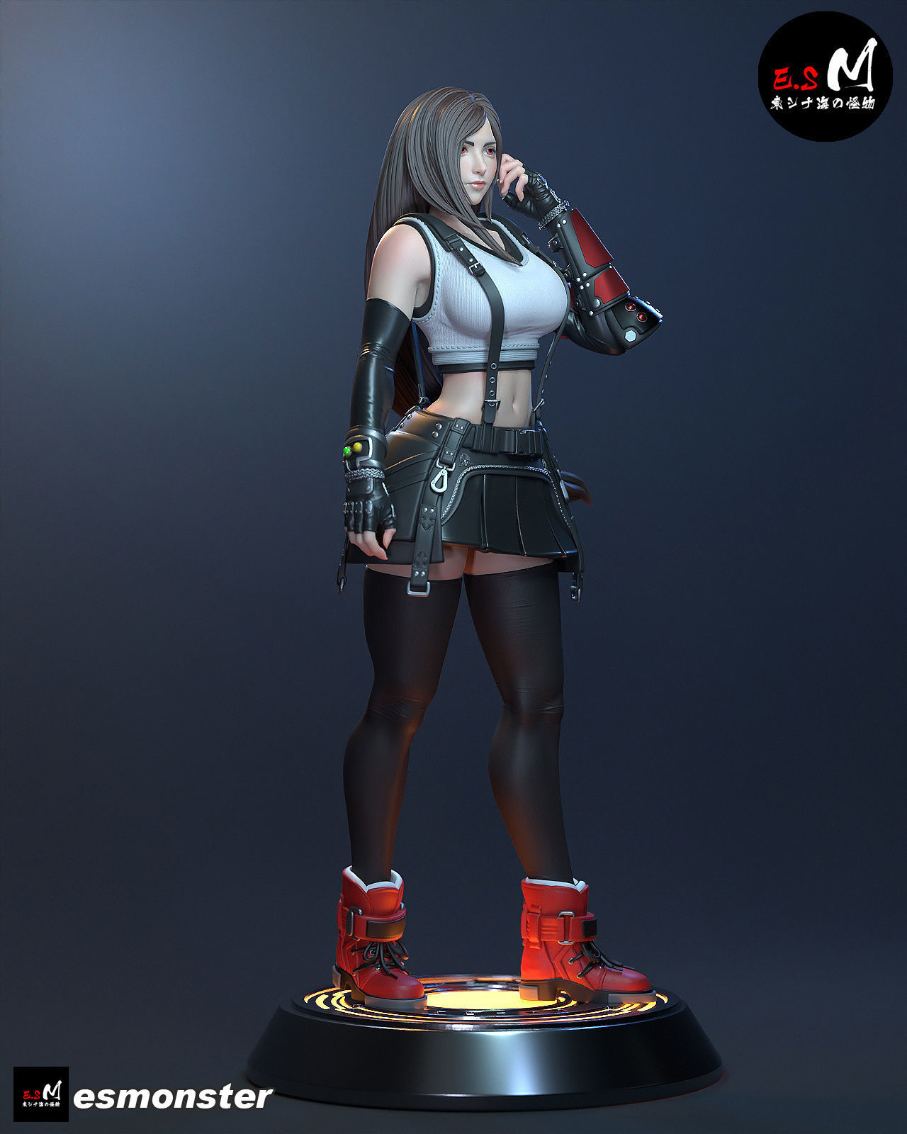 Tifa CHARACTER BY ESM 3D model 3D printable | CGTrader