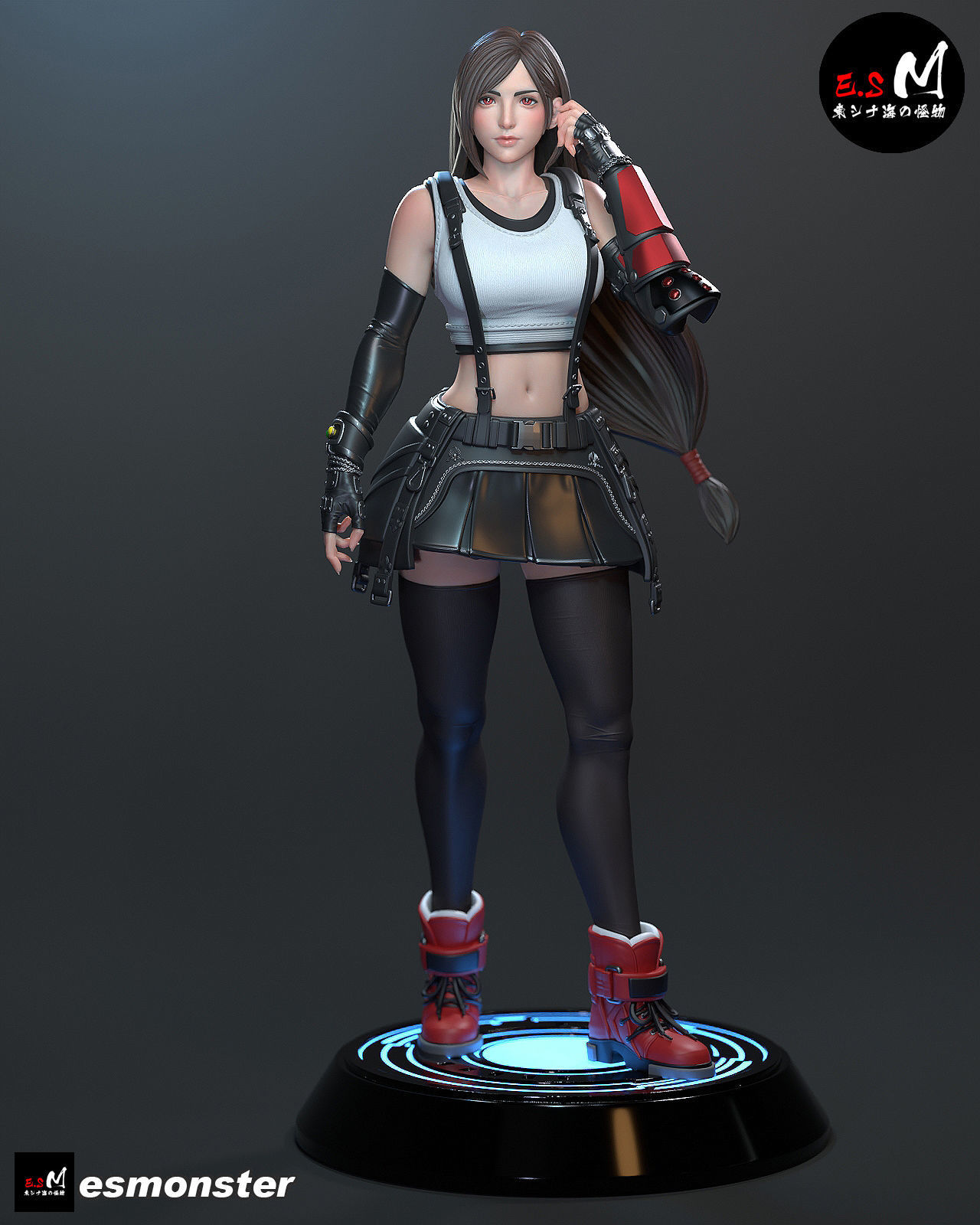 Tifa CHARACTER BY ESM 3D model 3D printable | CGTrader