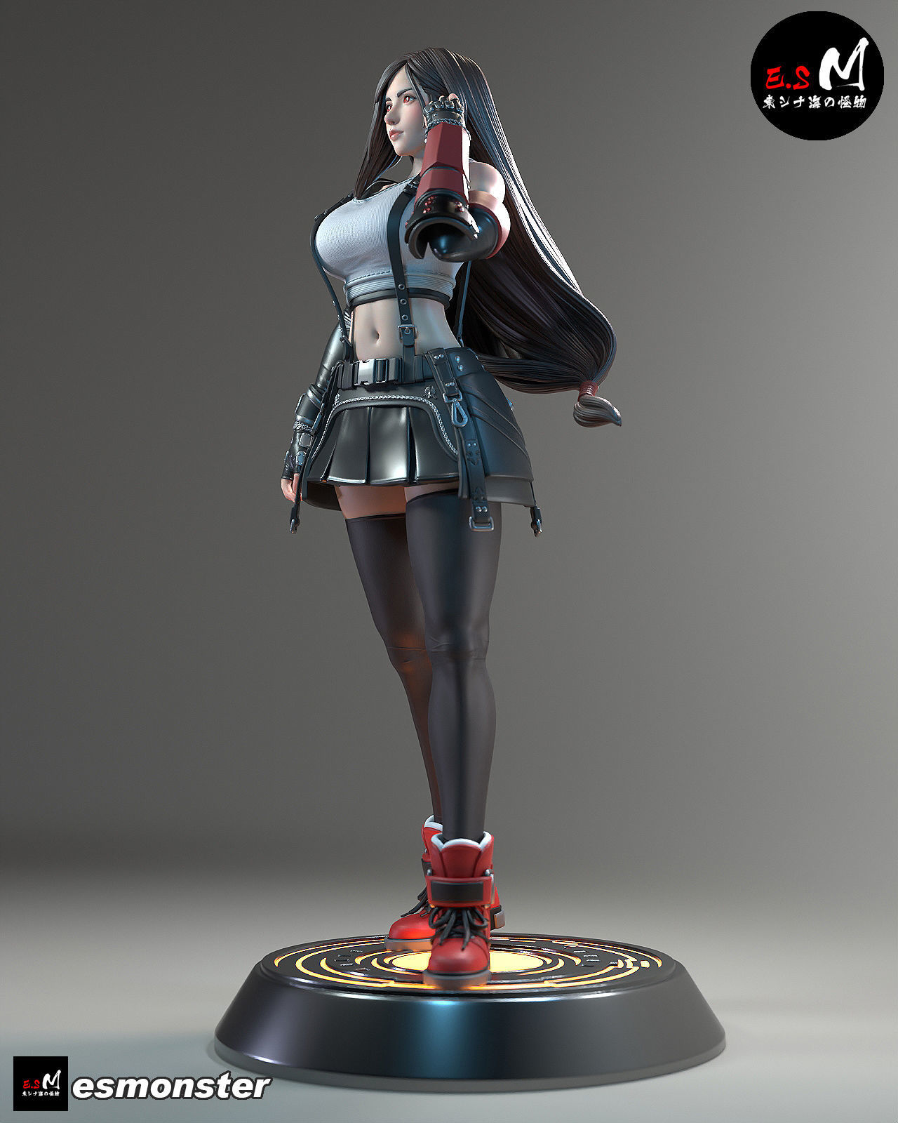 Tifa CHARACTER BY ESM 3D model 3D printable | CGTrader