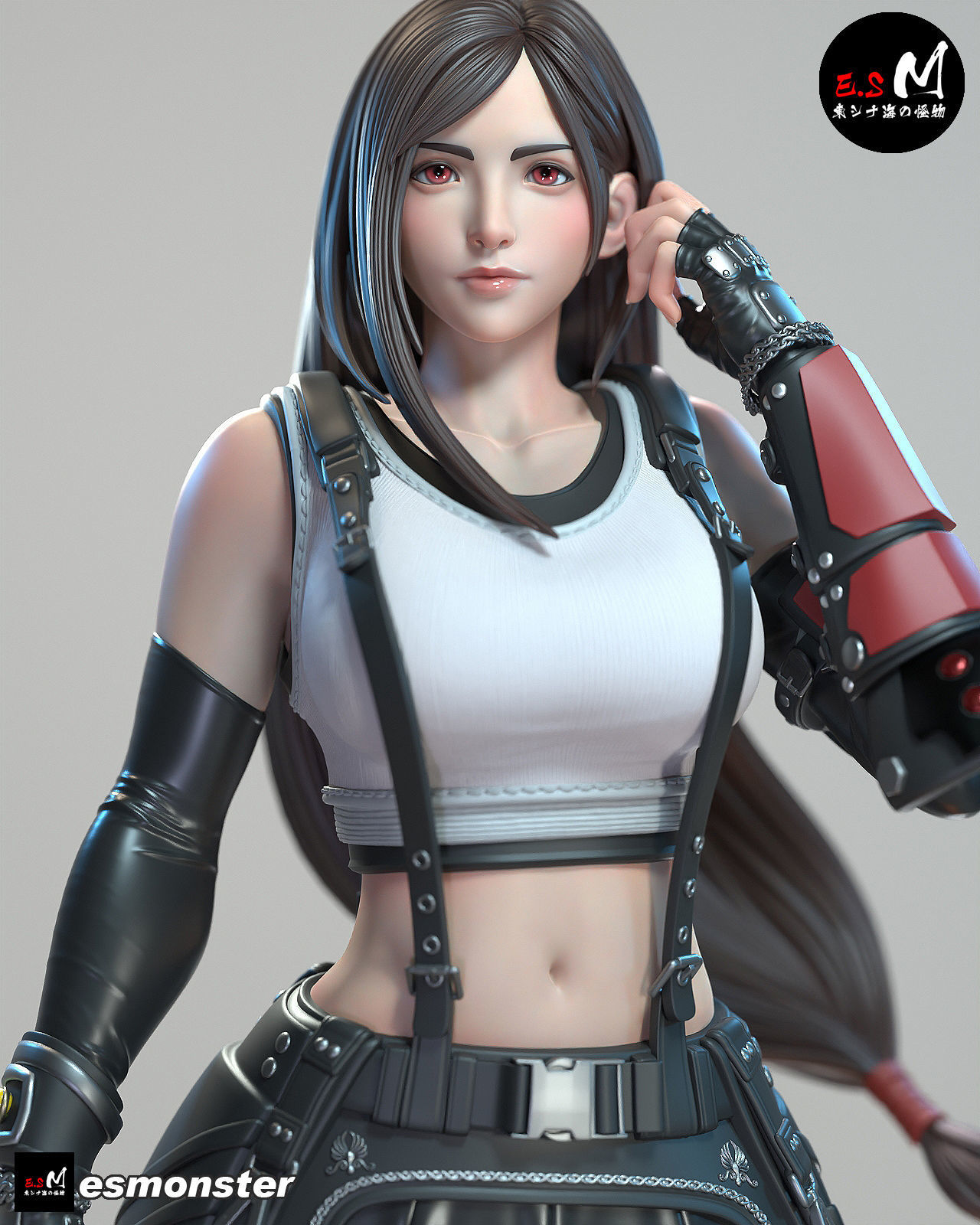 Tifa CHARACTER BY ESM 3D model 3D printable | CGTrader