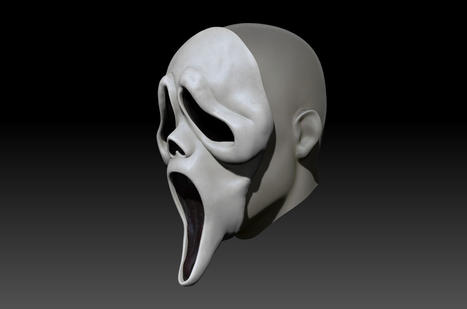 Scream Mask high model PBR materail 3D model | CGTrader