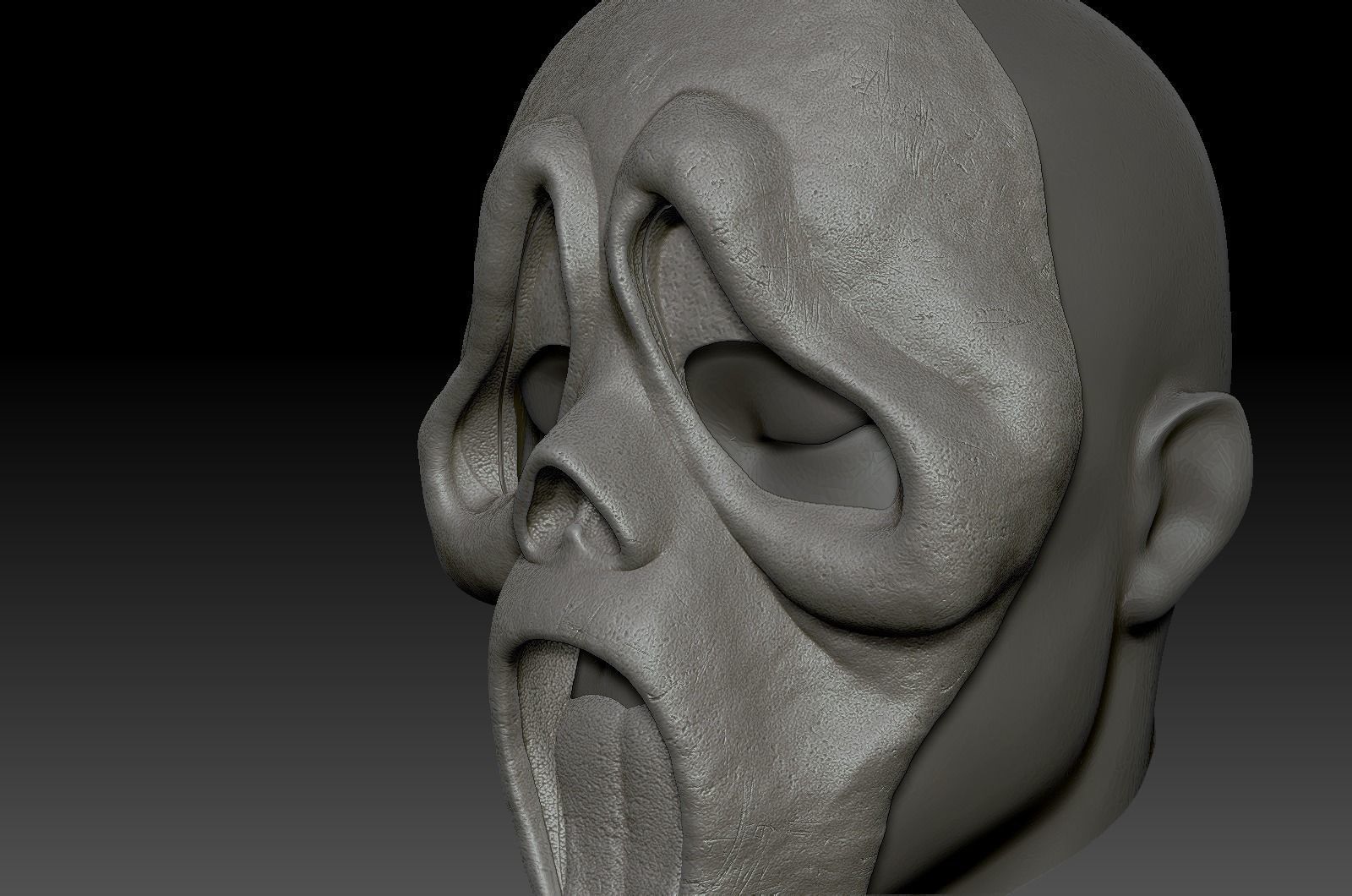 Scream Mask high model PBR materail 3D model | CGTrader
