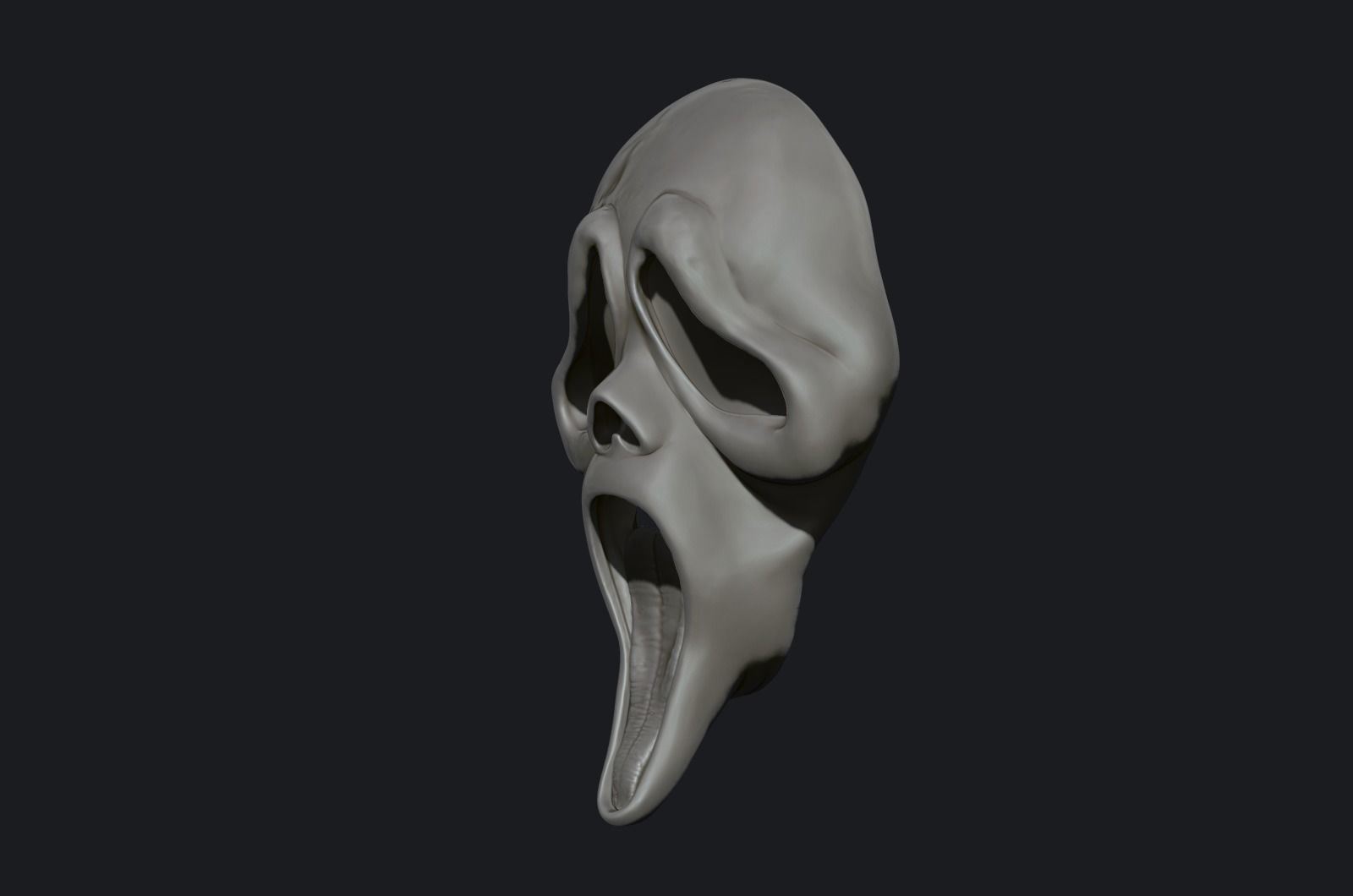 Scream Mask high model PBR materail 3D model | CGTrader