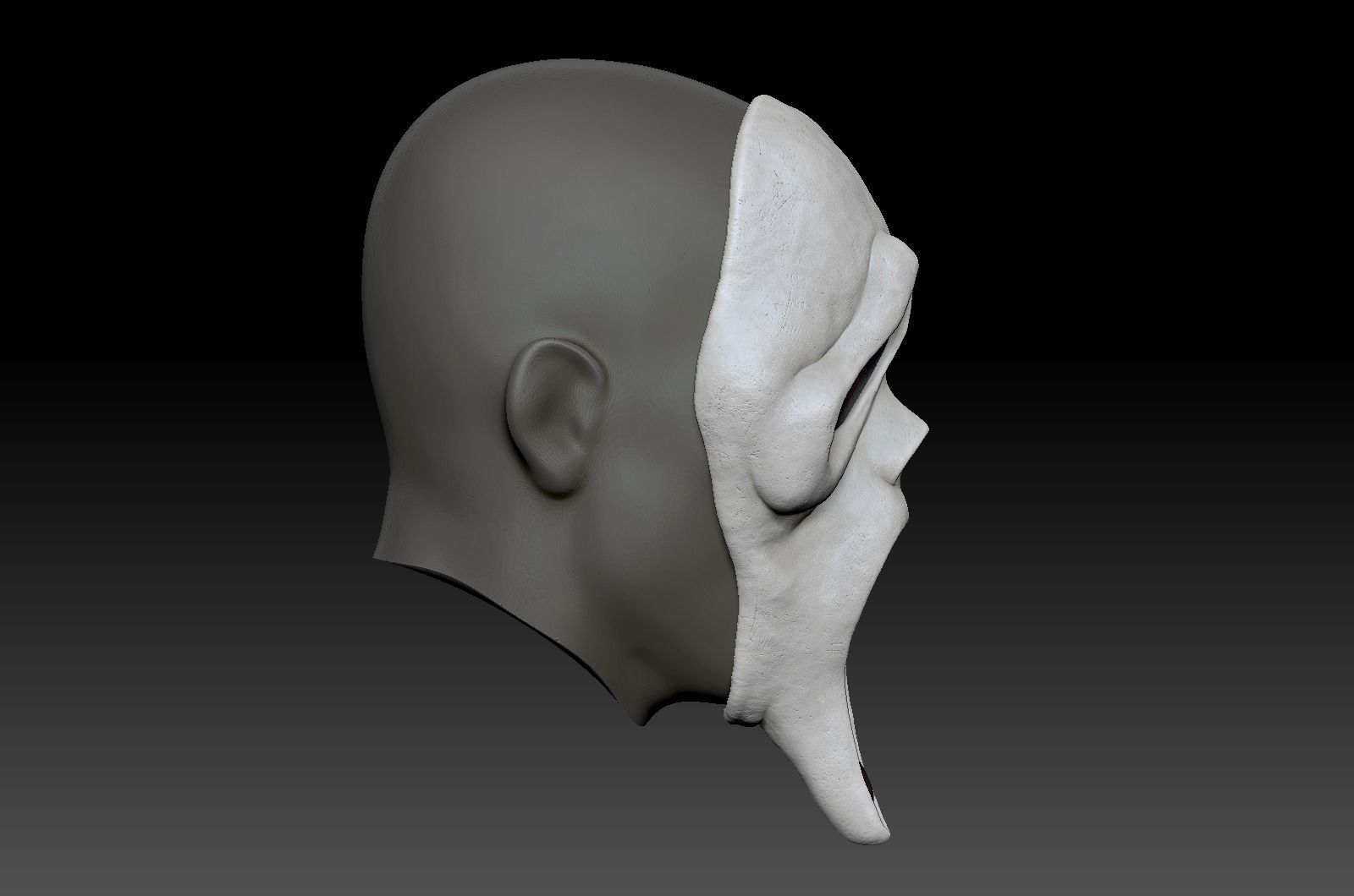 Scream Mask high model PBR materail 3D model | CGTrader