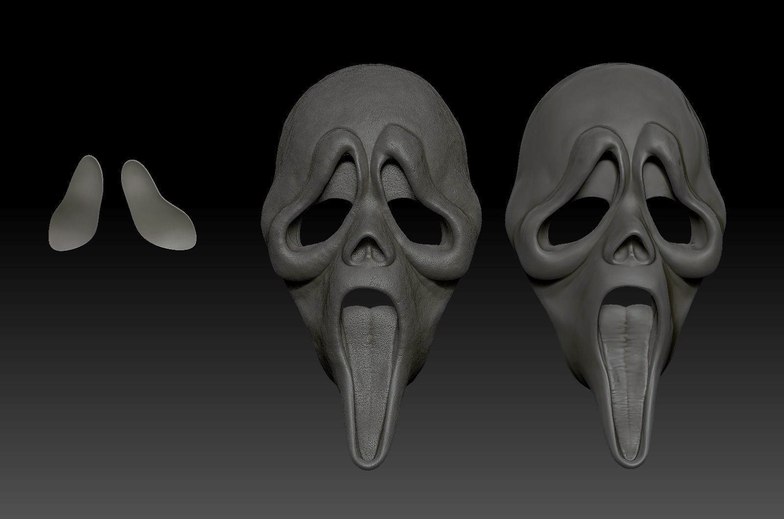 Scream Mask high model PBR materail 3D model | CGTrader