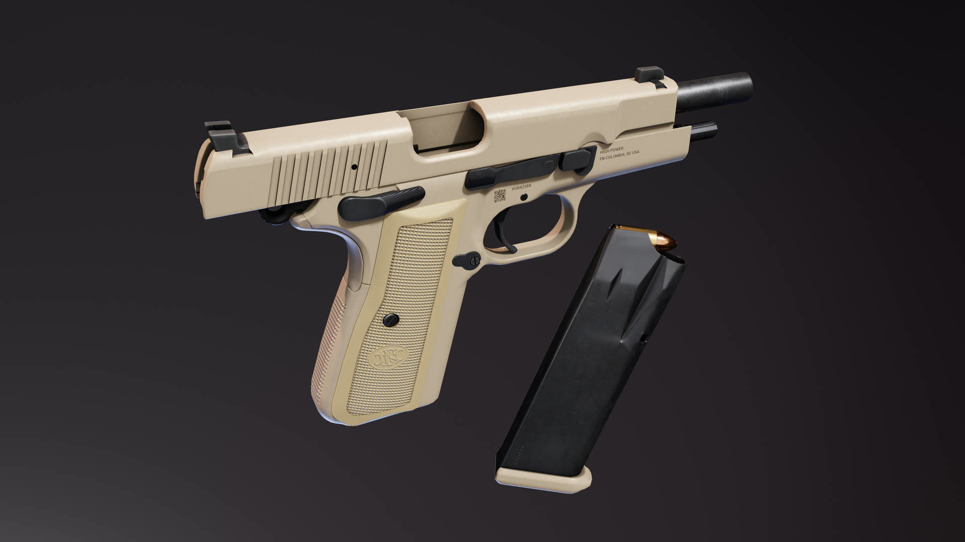 3D model FN High Power 2022 VR / AR / low-poly | CGTrader