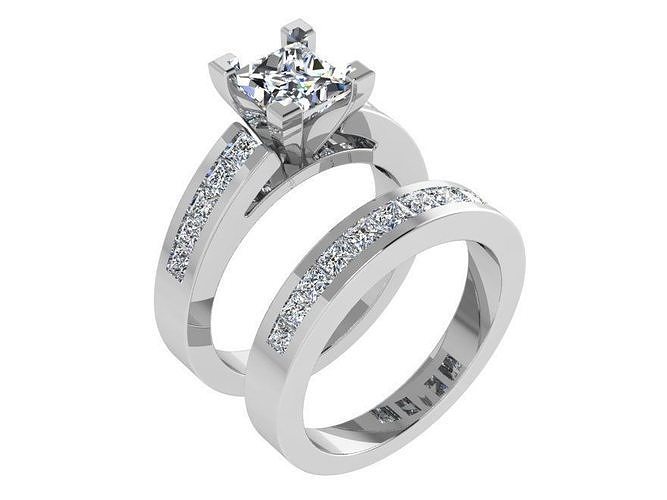 Fashion Wedding Set 4170 3D model 3D printable | CGTrader