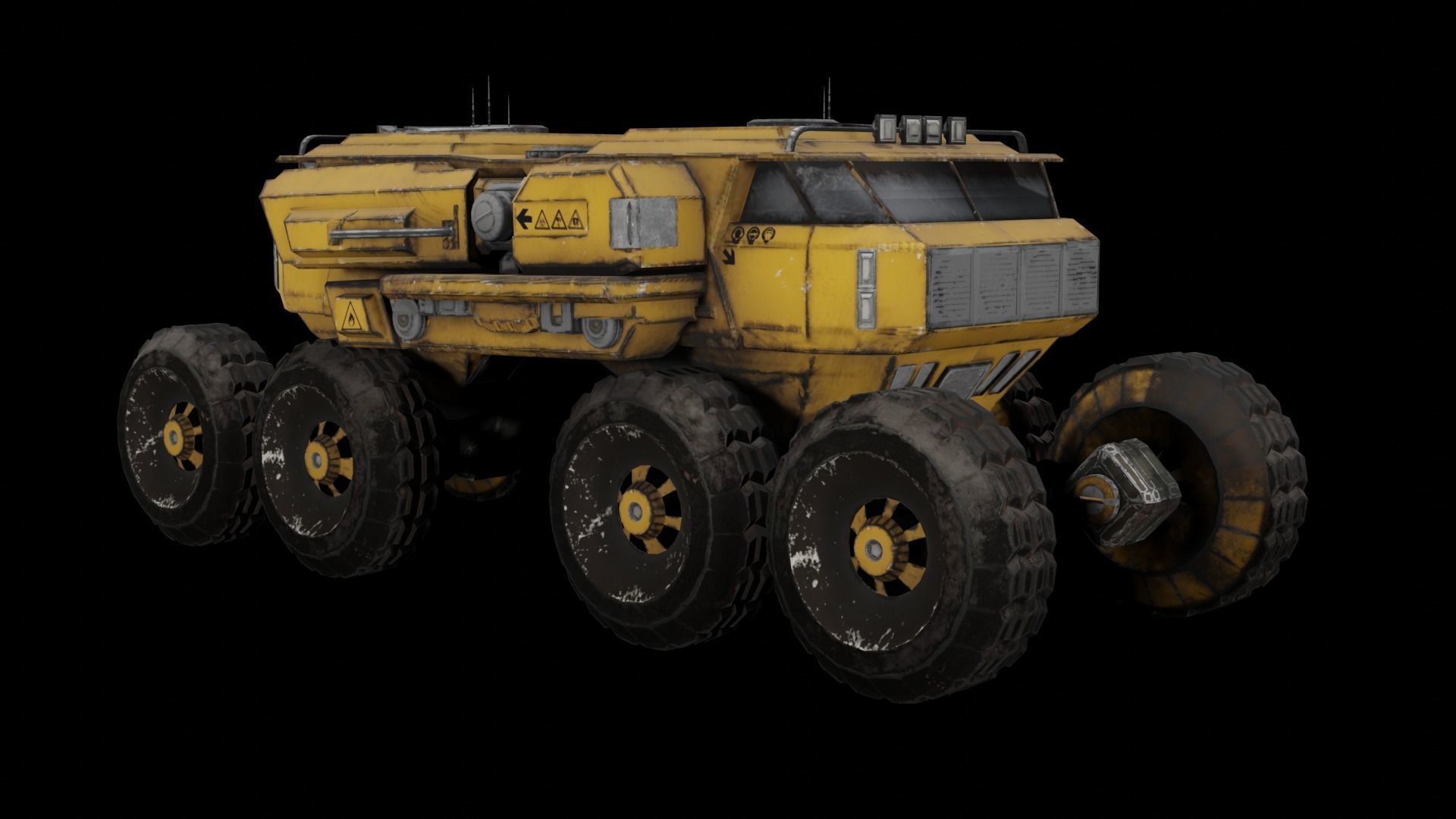 3D model Space Rover 3D model VR / AR / low-poly | CGTrader