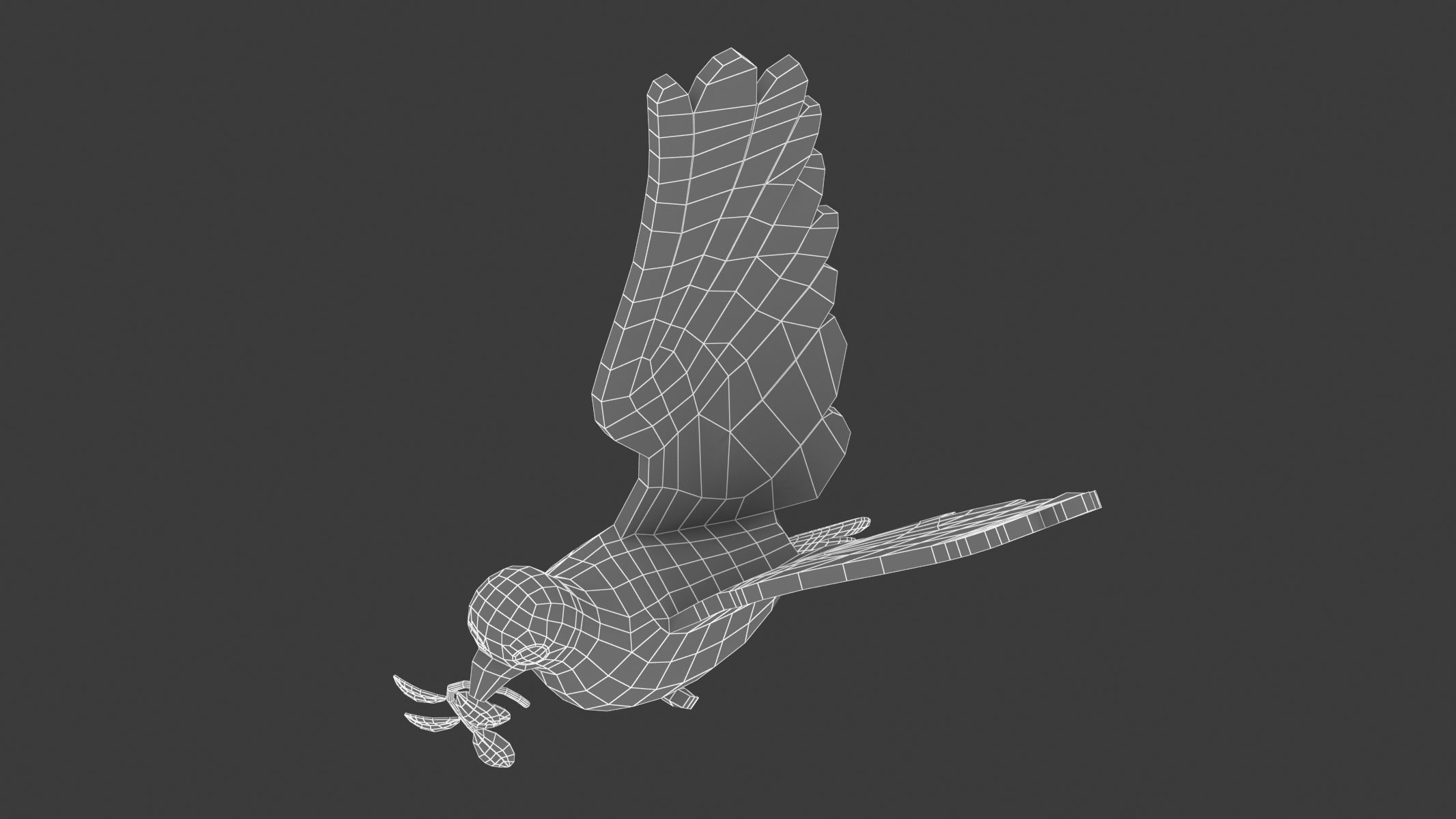 Whatsapp Dove Of Peace 3D model | CGTrader