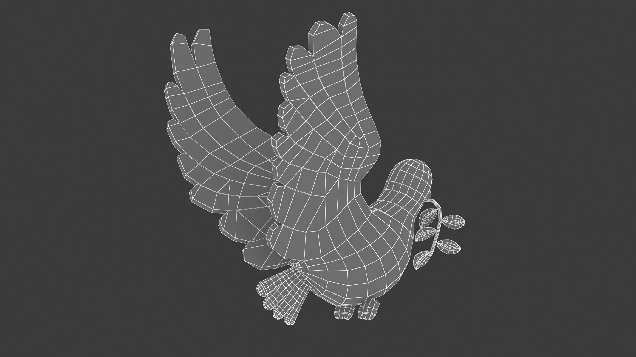 Whatsapp Dove Of Peace 3D model | CGTrader