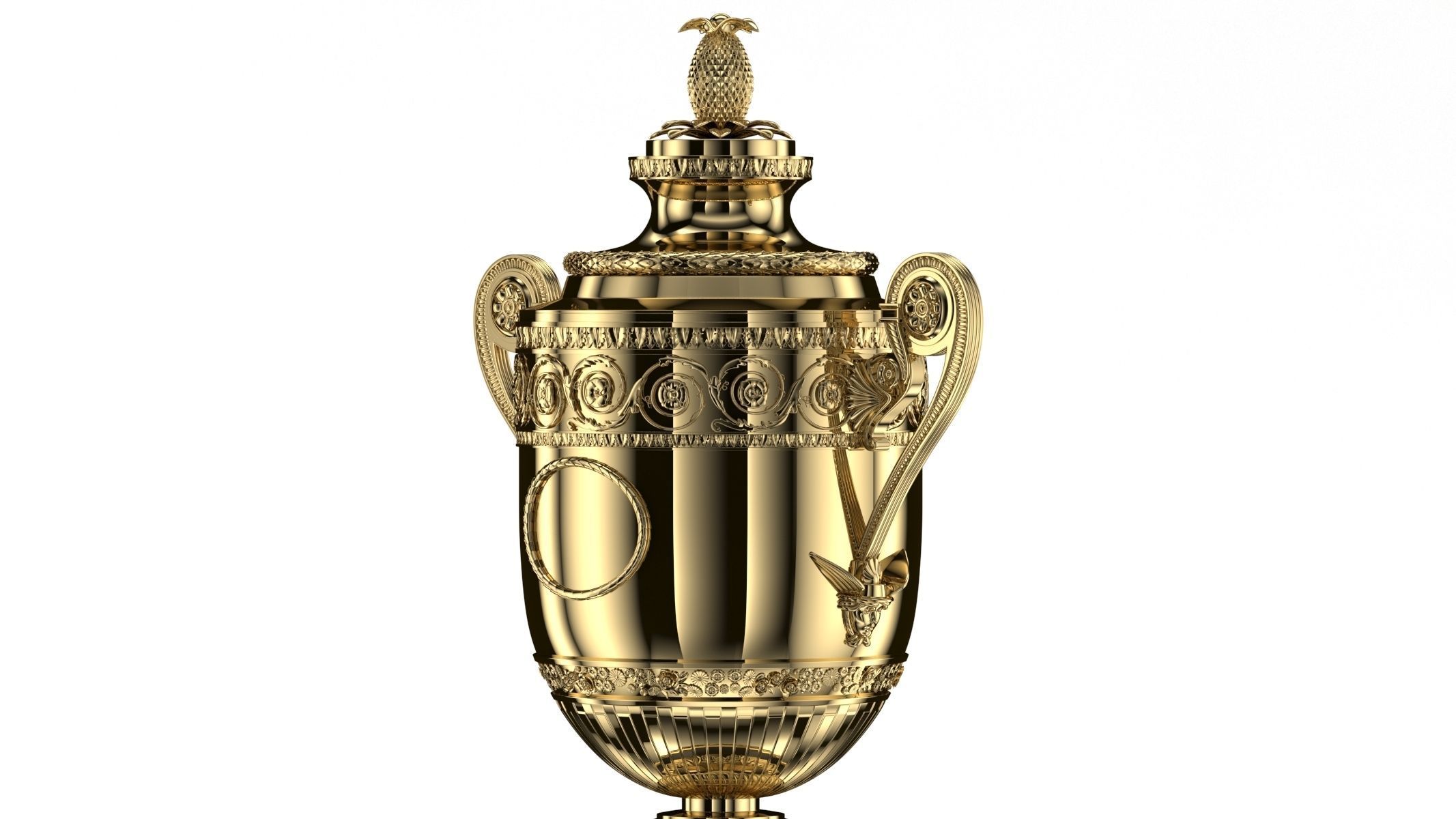 Wimbledon Cup Trophy 3D model | CGTrader