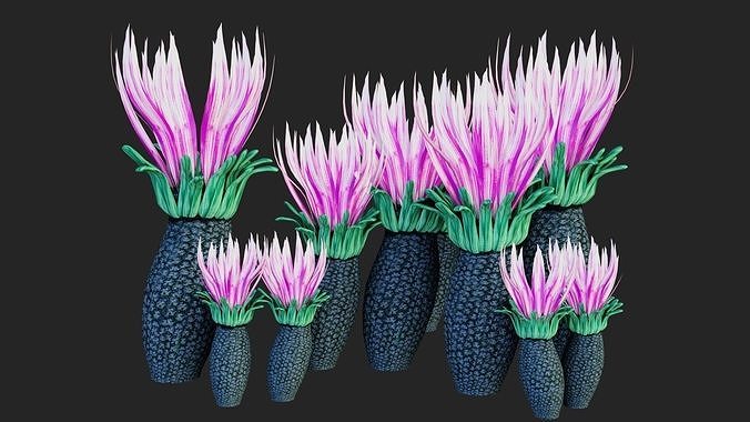 3D model alien tree plant VR / AR / low-poly | CGTrader