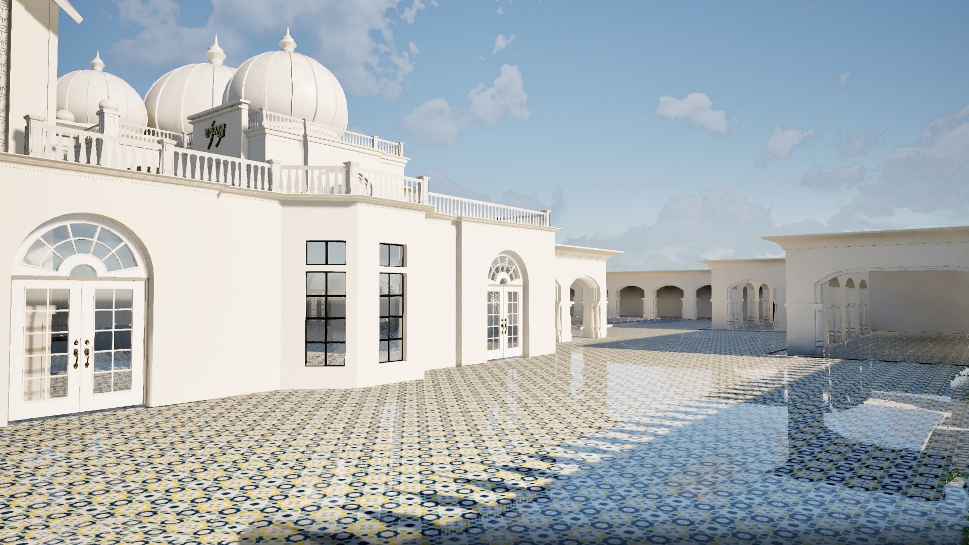 3D model Serenity of the Sikh Gurudwara VR / AR / low-poly | CGTrader