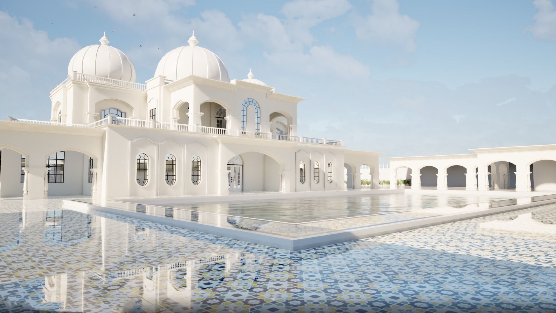 3D model Serenity of the Sikh Gurudwara VR / AR / low-poly | CGTrader