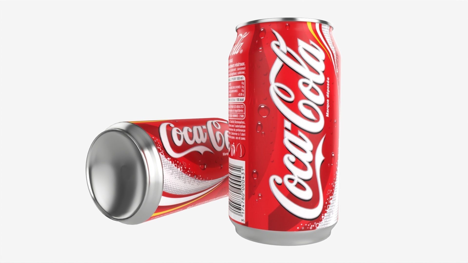 Beverage can 330ml Coca Cola 3D model | CGTrader