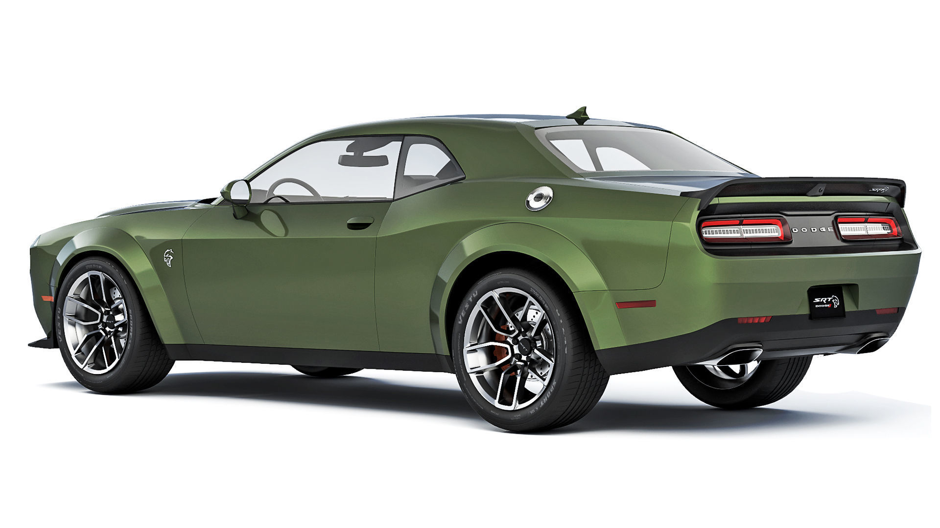 Dodge Challenger SRT Hellcat Red Eye 2021 3D model | CGTrader
