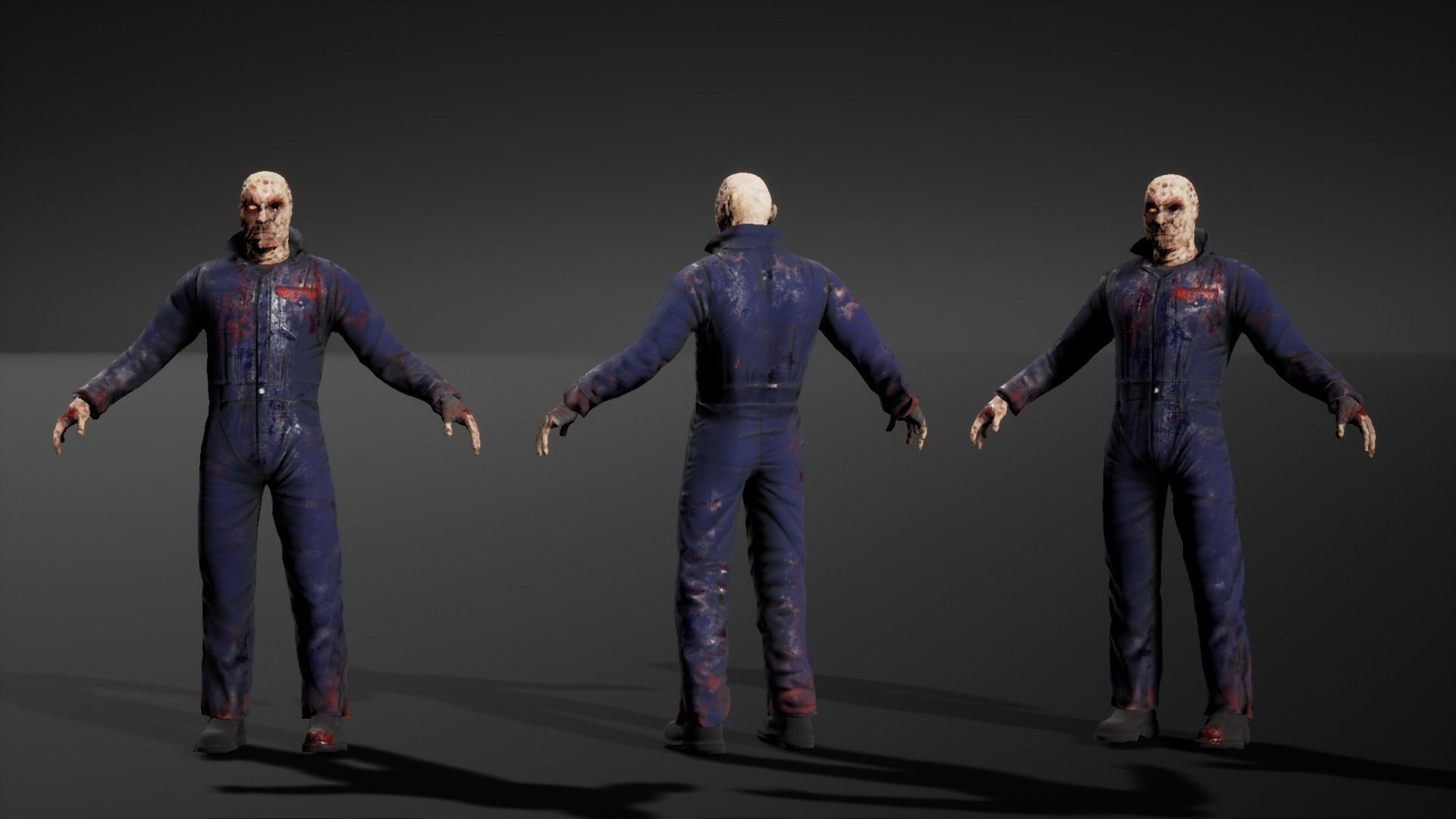 3D model MANIAC KILLER 7 in 1 VR / AR / low-poly | CGTrader