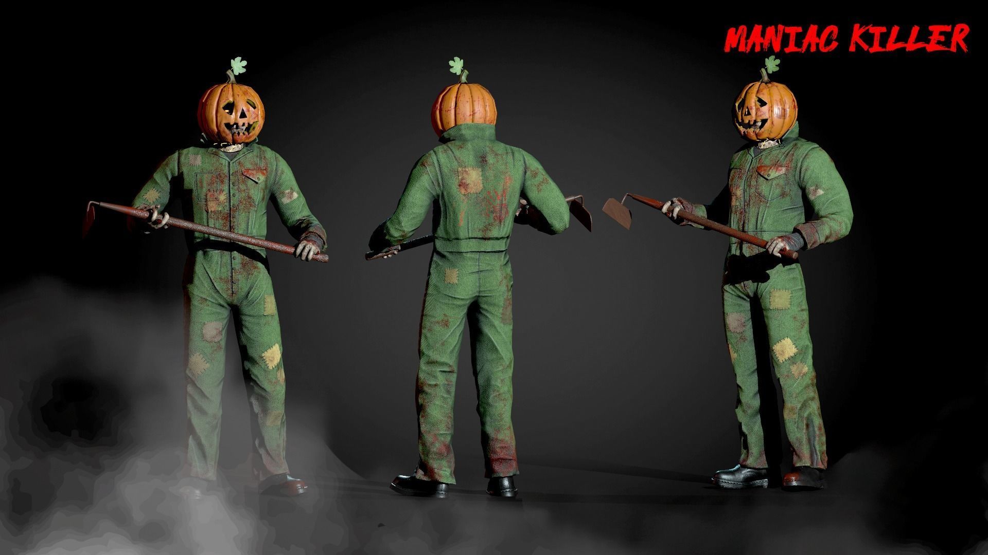 3D model MANIAC KILLER 7 in 1 VR / AR / low-poly | CGTrader