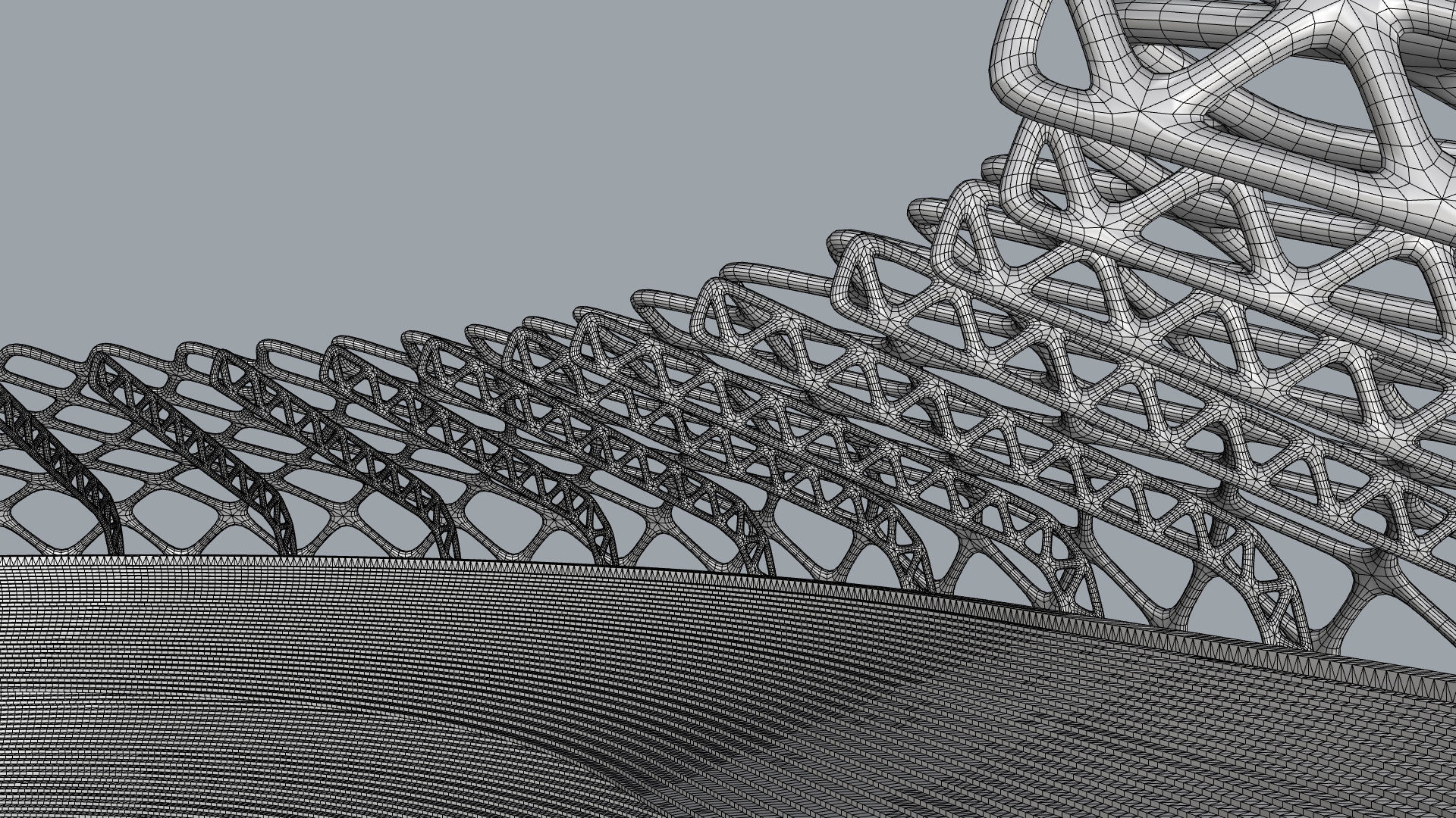 Network Structure Soccer Stadium 3D model | CGTrader