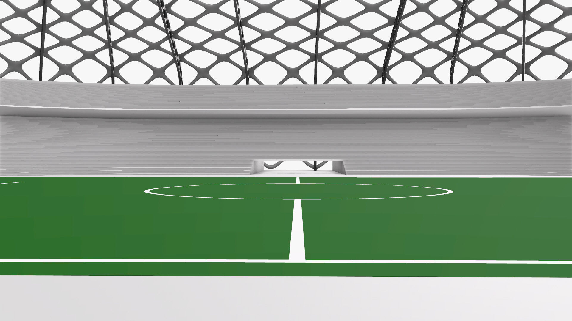 Network Structure Soccer Stadium 3D model | CGTrader