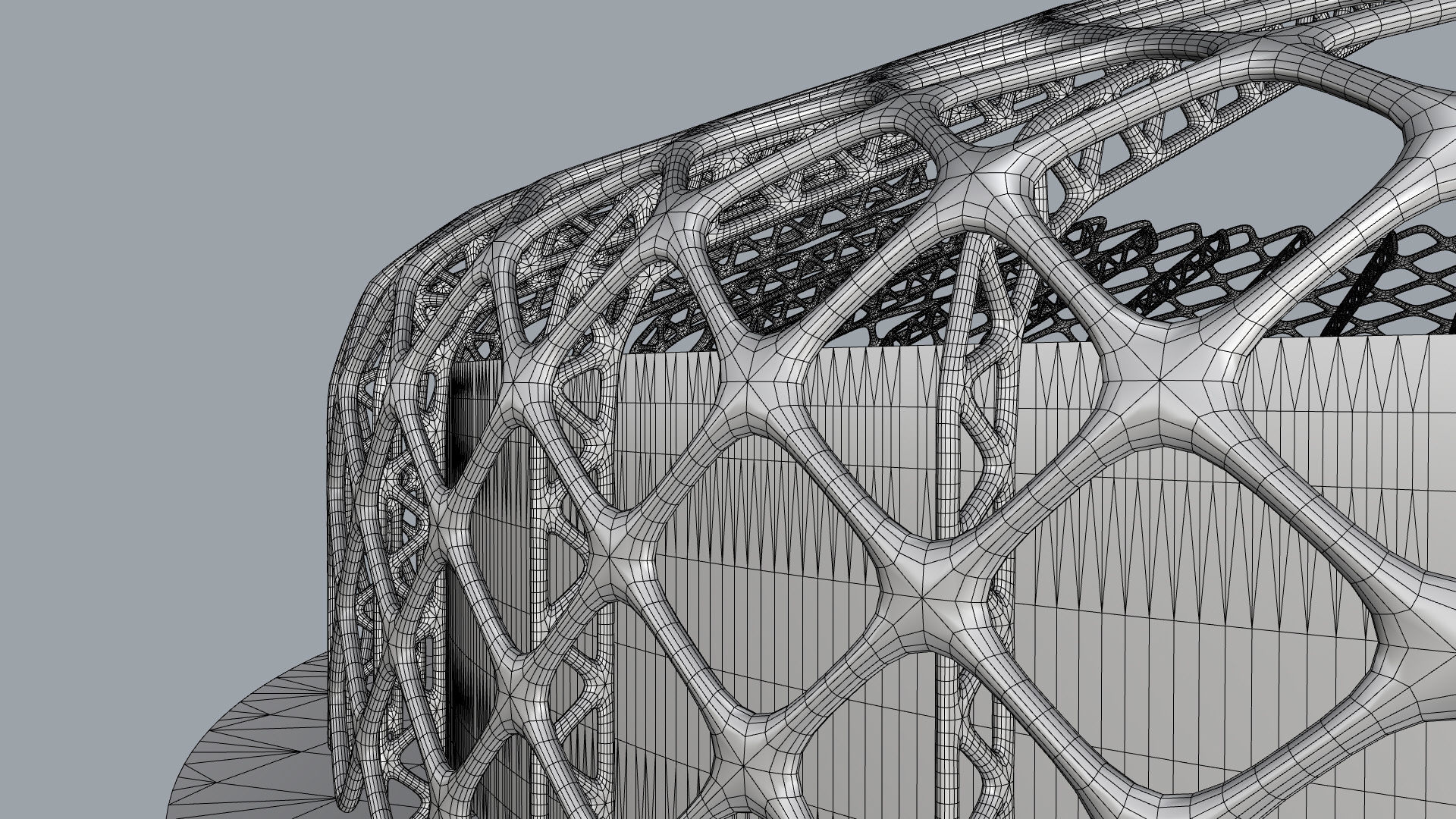 Network Structure Soccer Stadium 3D model | CGTrader