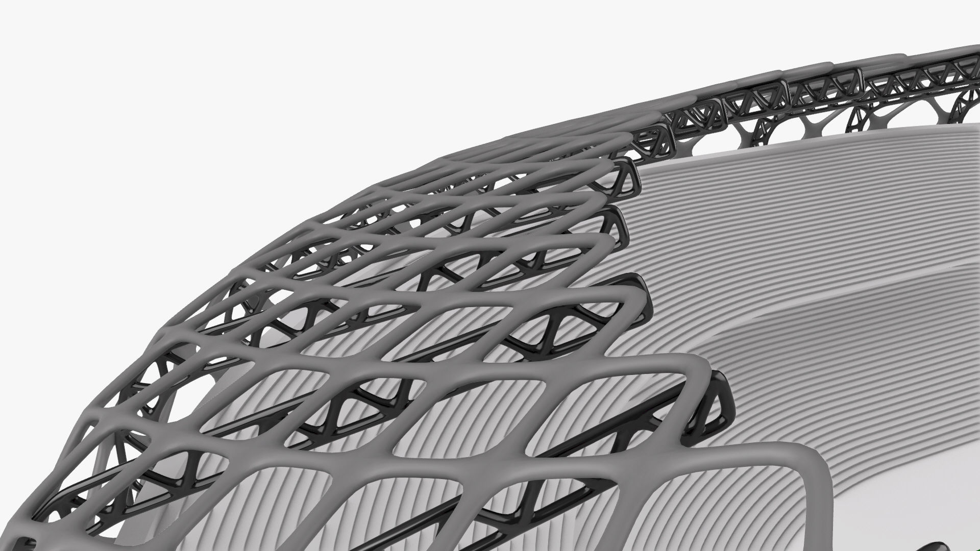 Network Structure Soccer Stadium 3D model | CGTrader