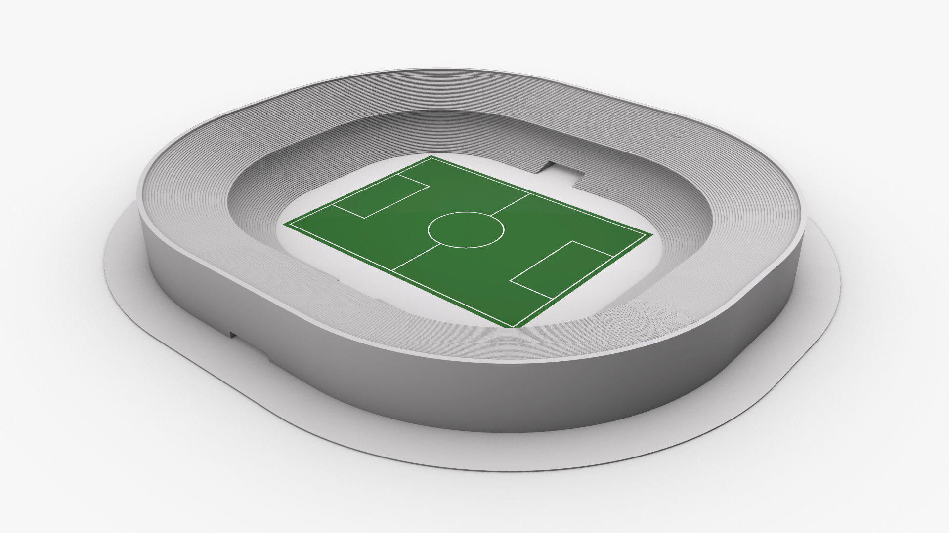 Network Structure Soccer Stadium 3D model | CGTrader