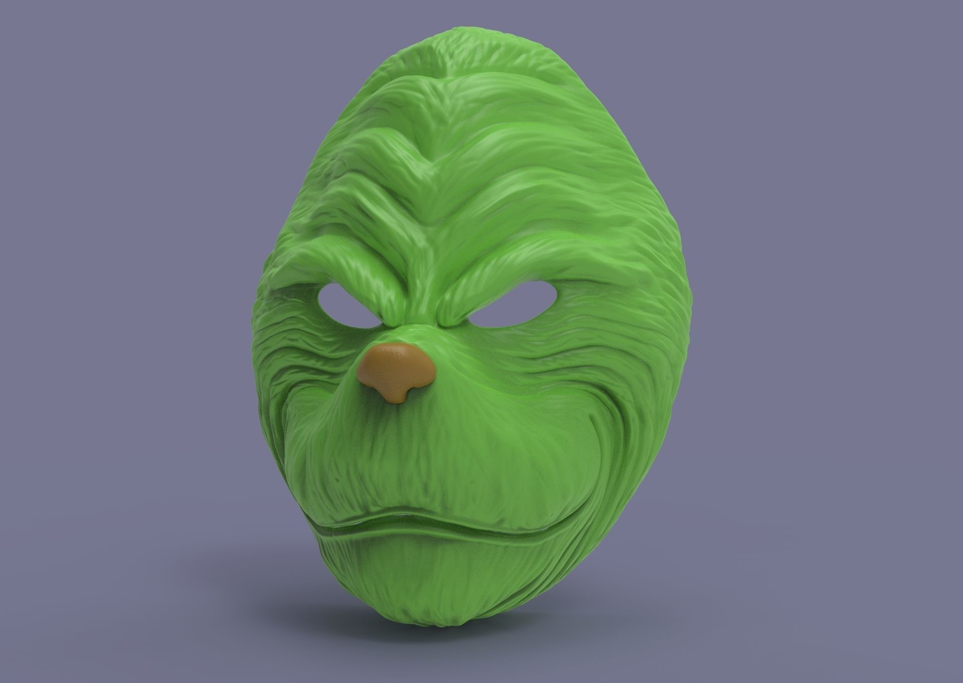 Grinch mask 3D model 3D printable | CGTrader