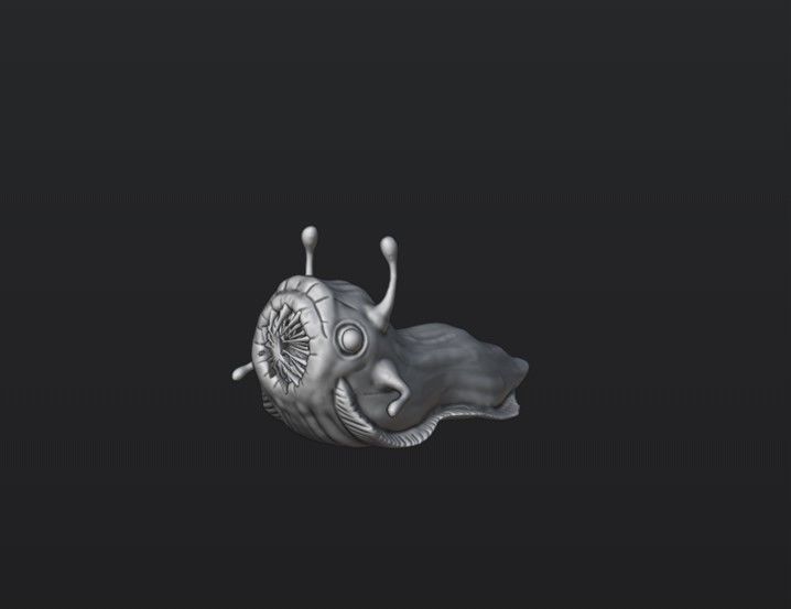 Slug Miniature 3D model 3D printable | CGTrader