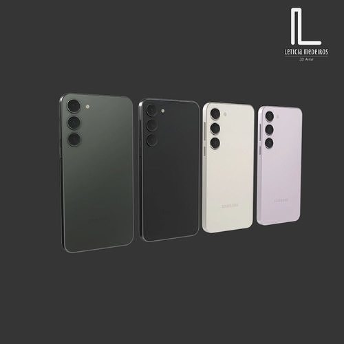 Samsung Galaxy S23 - Colors 3D model | CGTrader