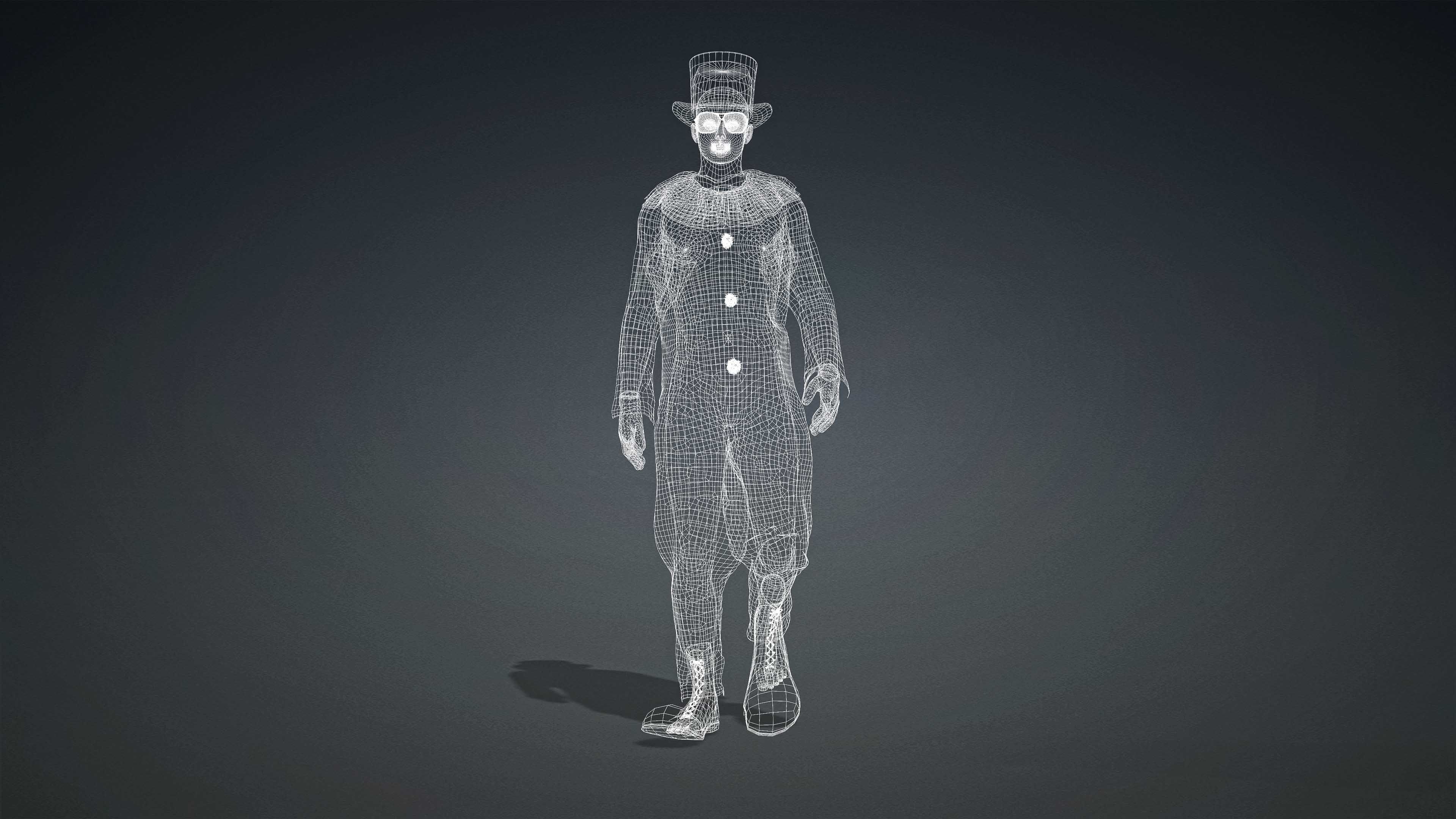 3D model High Quality Realistic Male Clown VR / AR / low-poly | CGTrader