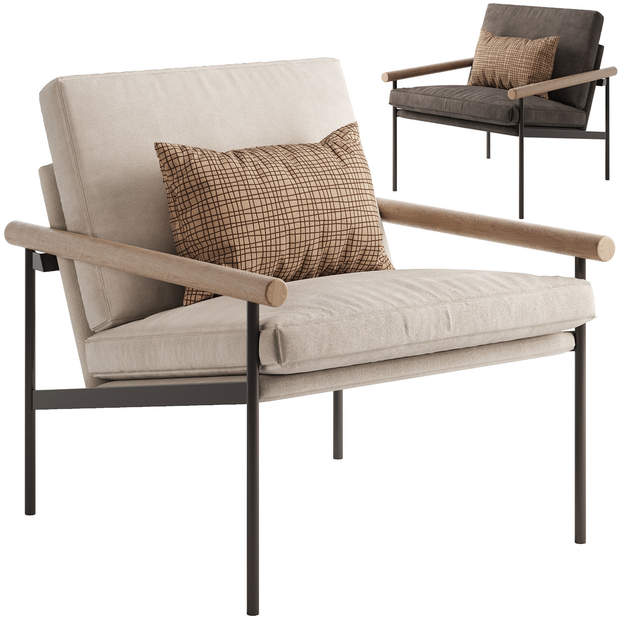 Simon James Seating Chair 3D model | CGTrader