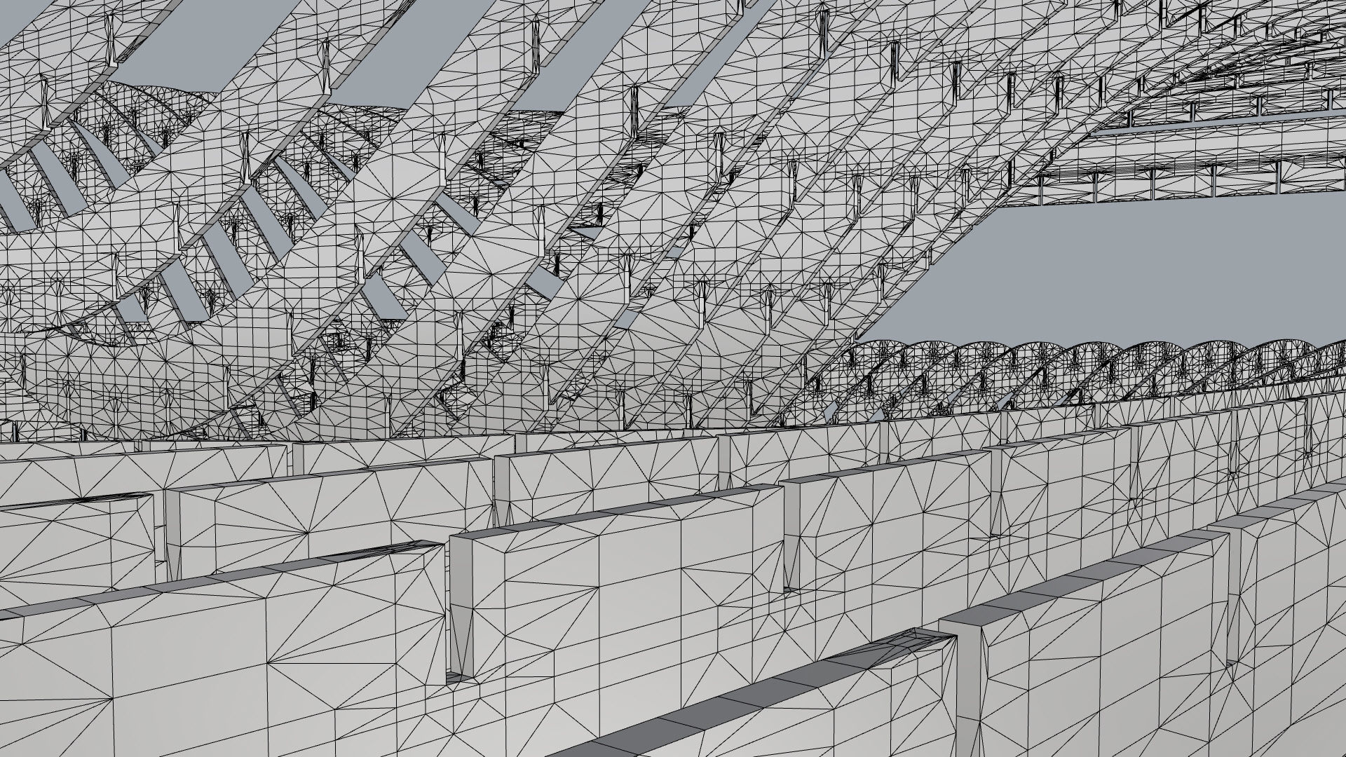 Parabolic Pergola Wooden Structure 3D model | CGTrader