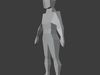 3D model LowPoly PSX Rigged Base Character VR / AR / low-poly | CGTrader