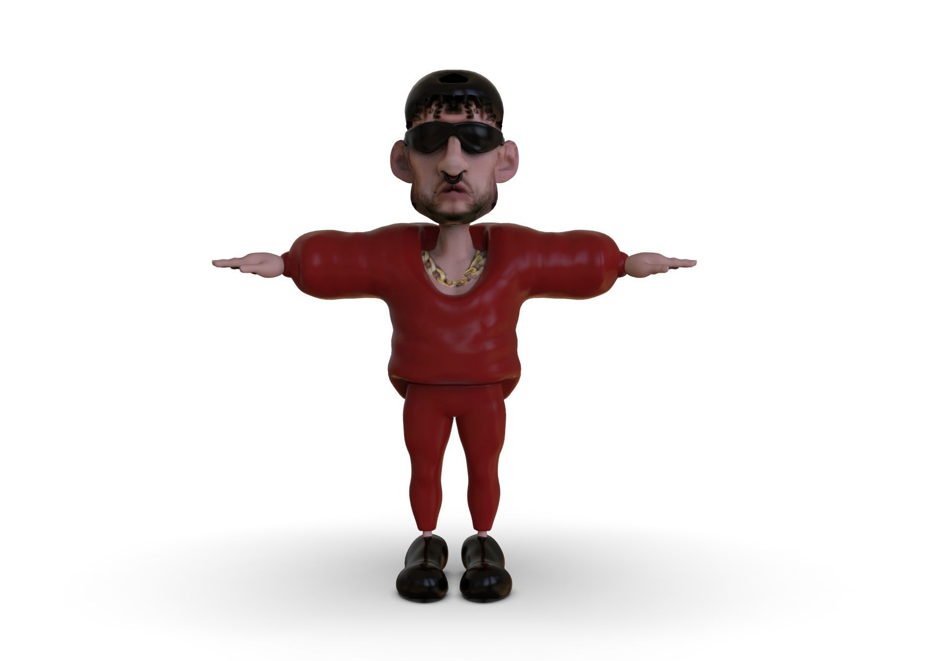 3D model Bad Bunny Cartoon VR / AR / low-poly | CGTrader