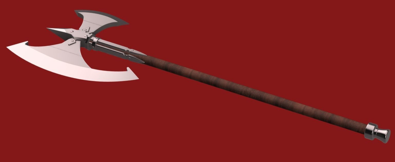 Baldurs Gate 3 - Karlach axe 3D model 3D printable | CGTrader