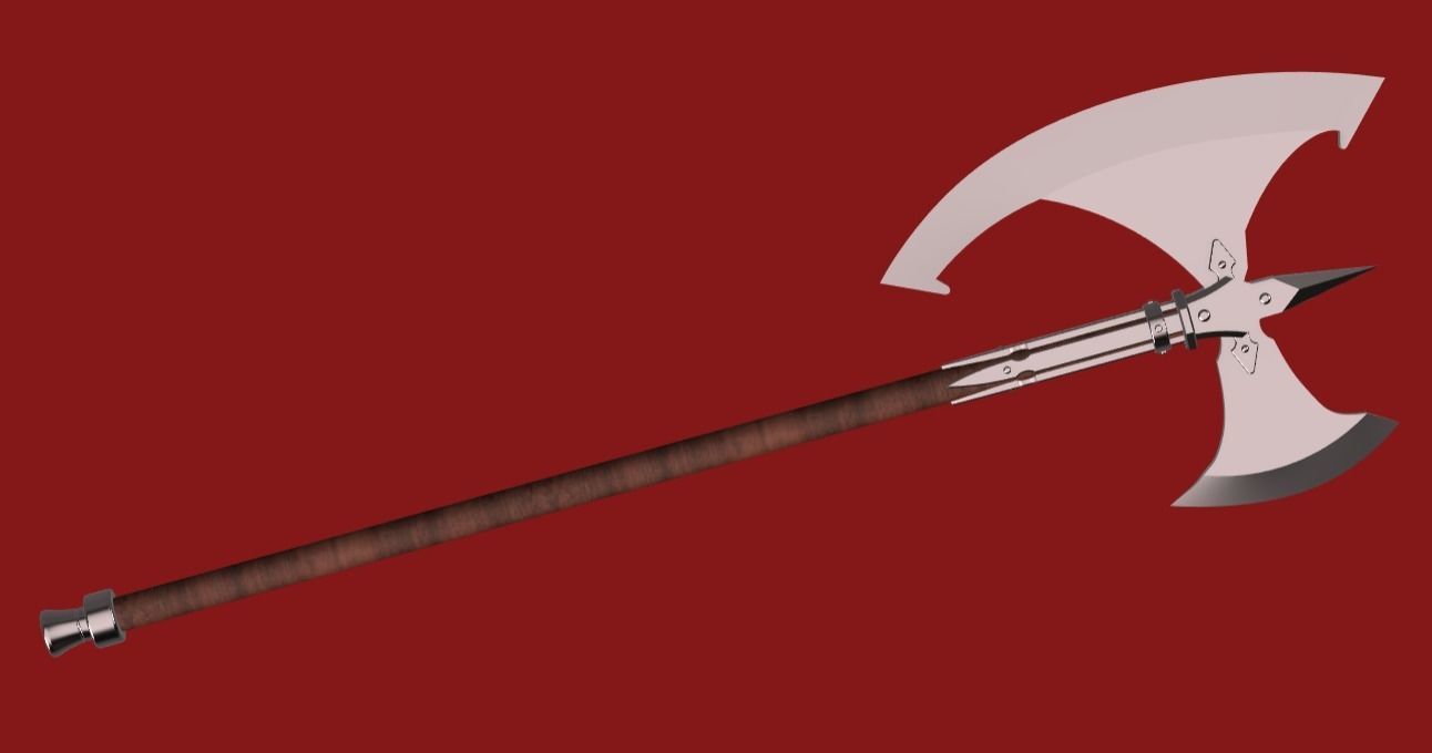 Baldurs Gate 3 - Karlach axe 3D model 3D printable | CGTrader