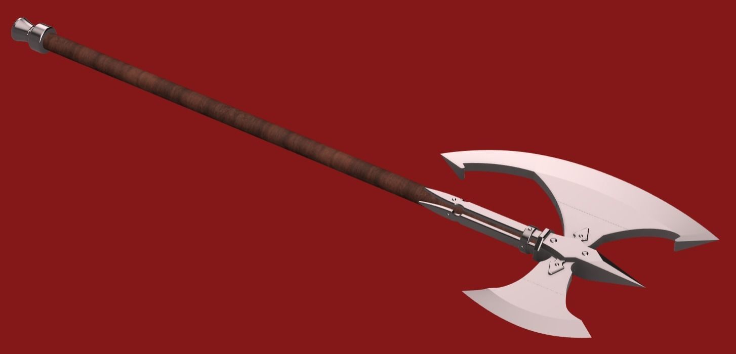 Baldurs Gate 3 - Karlach axe 3D model 3D printable | CGTrader
